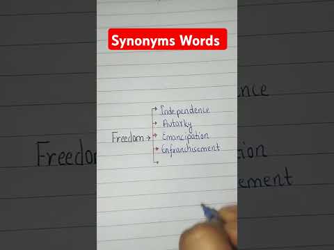 Synonym of Freedom || Same Meaning Words of Freedom || Do you know about this #shorts #trending