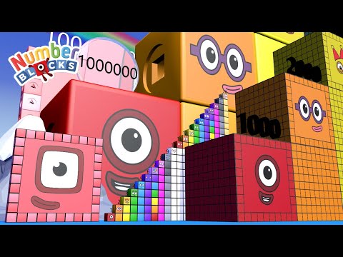 Numberblocks Step Squad: 100 vs 20 MILLION! 🤯 Count to 500M!