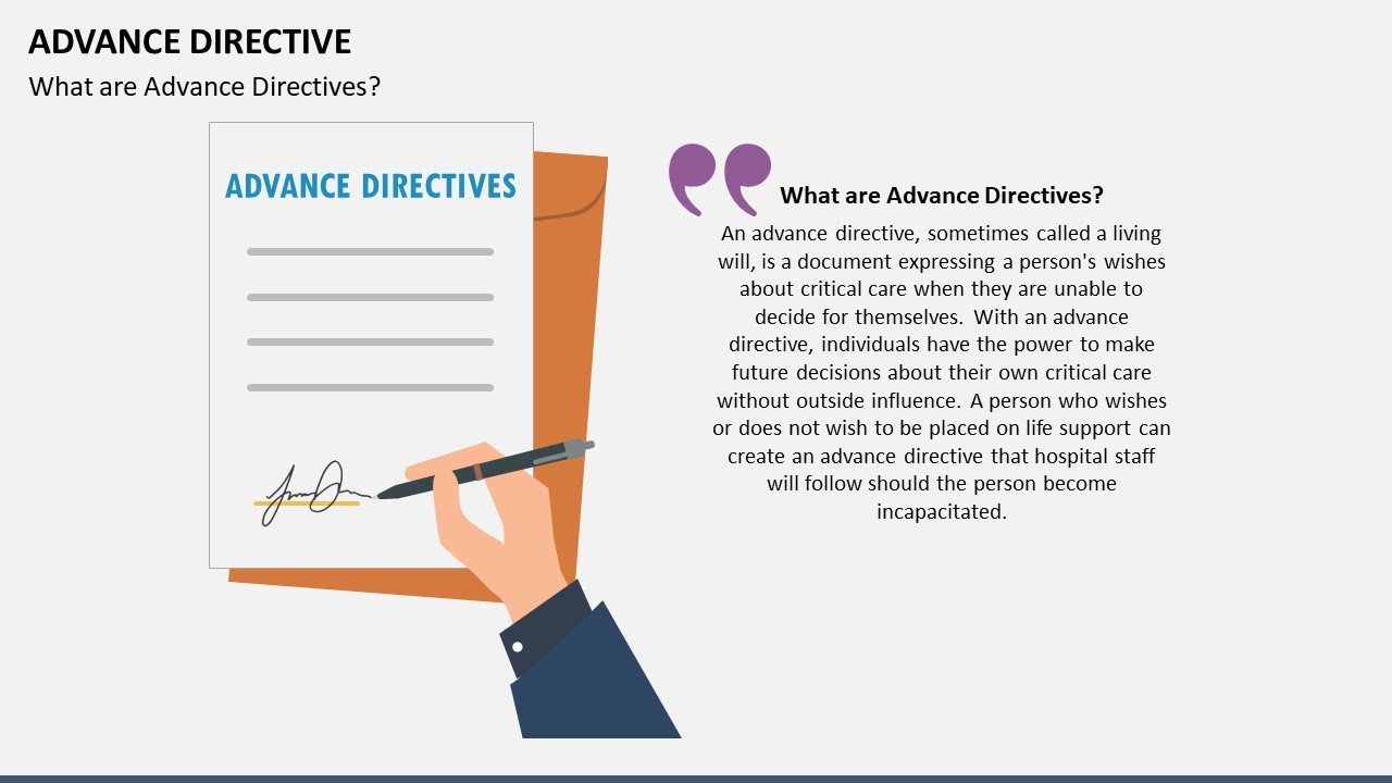 Advance Directive Animated Presentation Slides