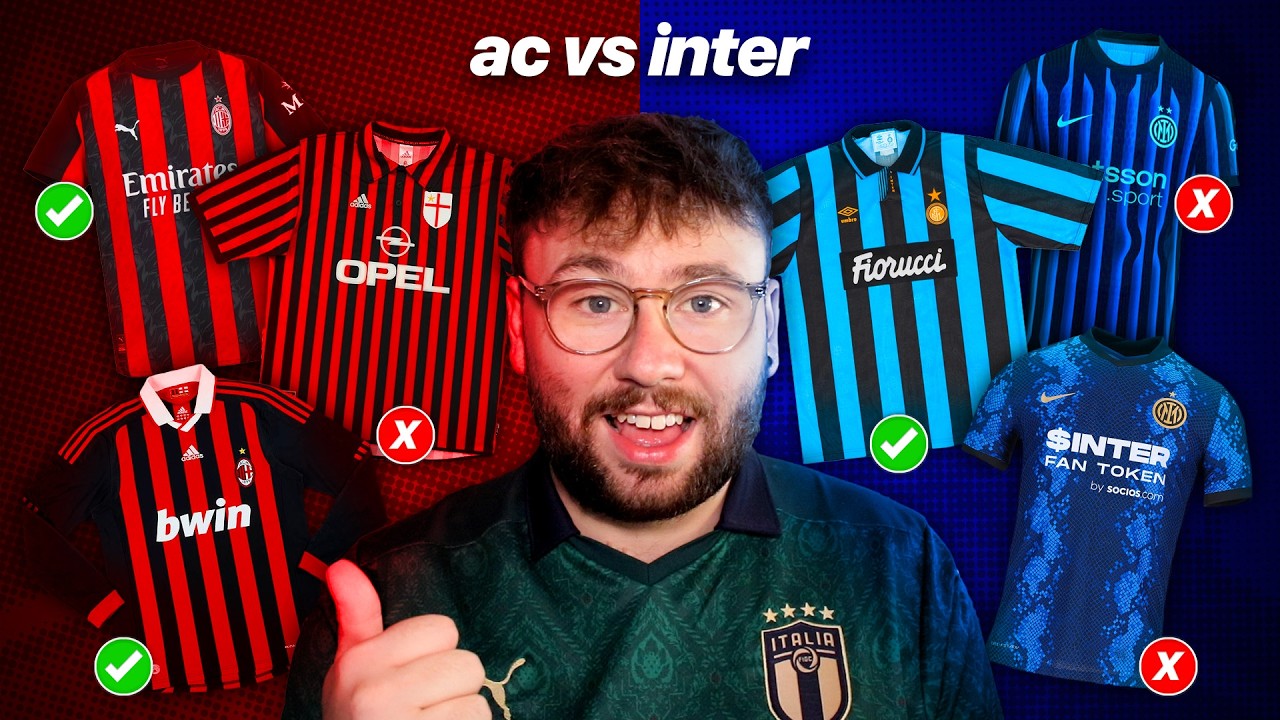 I Compared AC Milan and Inter Milan’s Kits… Who Wins?!