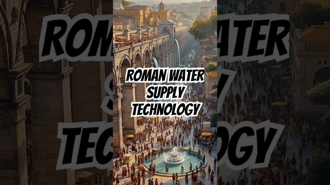 How did ancient Rome supply water to millions without pumps?