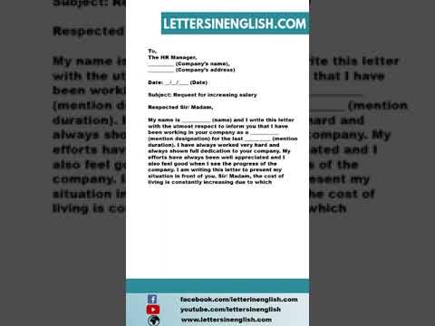 Request Letter for Salary Increase Due to Cost of Living