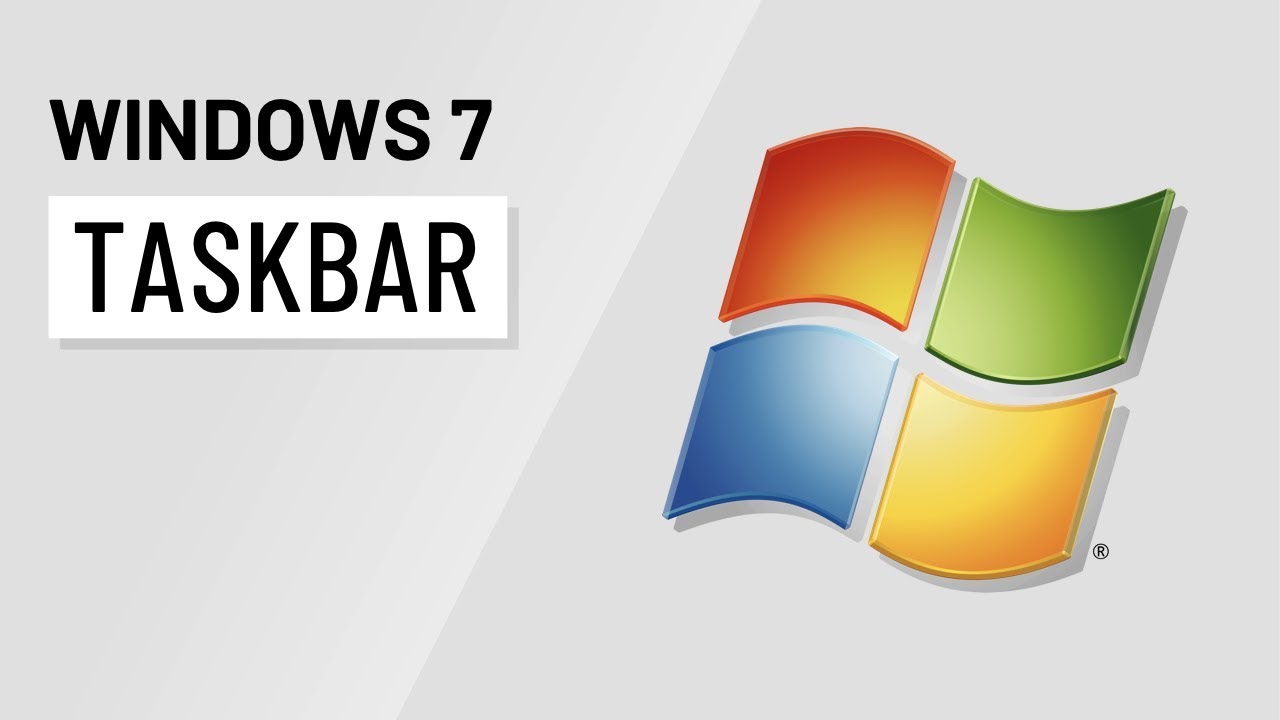 Windows 7: Taskbar