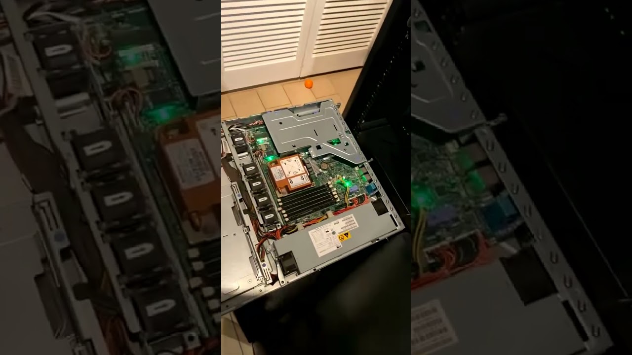 Home Lab Enterprise Server Install #ibm #homelab #youtube #shorts #enterprise #server #ytshorts #vid