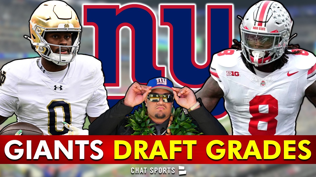 🚨Giants Draft Grades: All 7 Rounds From 2026 NFL Draft Ft. Arvell Reese, Francis Mauigoa