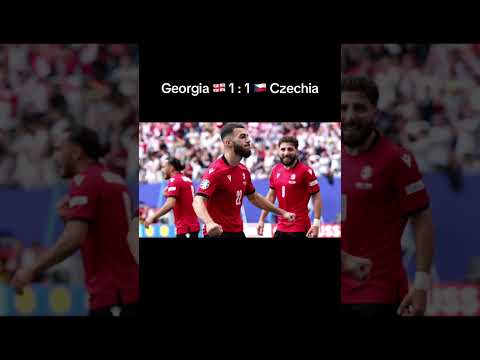 Georgia 🇬🇪 1 : 1 🇨🇿 Czechia