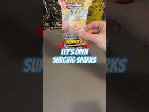 Pokemon Surging Sparks Opening Looking For Pikachu #pokemon #pokémon #cards #tcg #surgingsparks