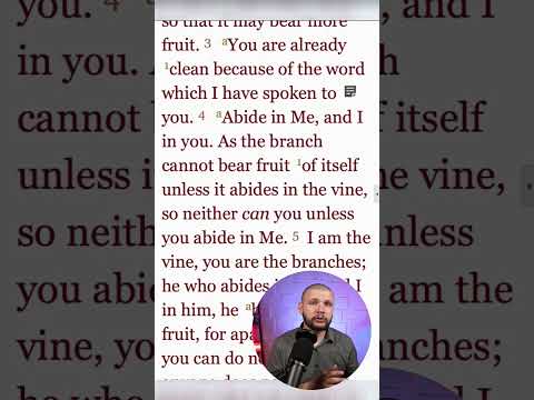 I Am The True Vine - John 15:1-3