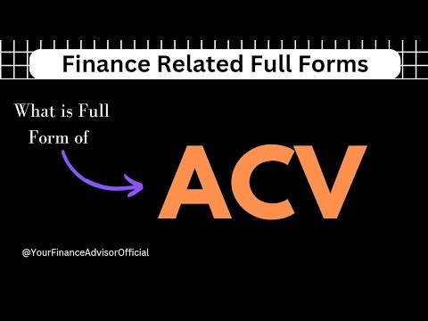 Full form of ACV ! ACV ka full form kya hota hai