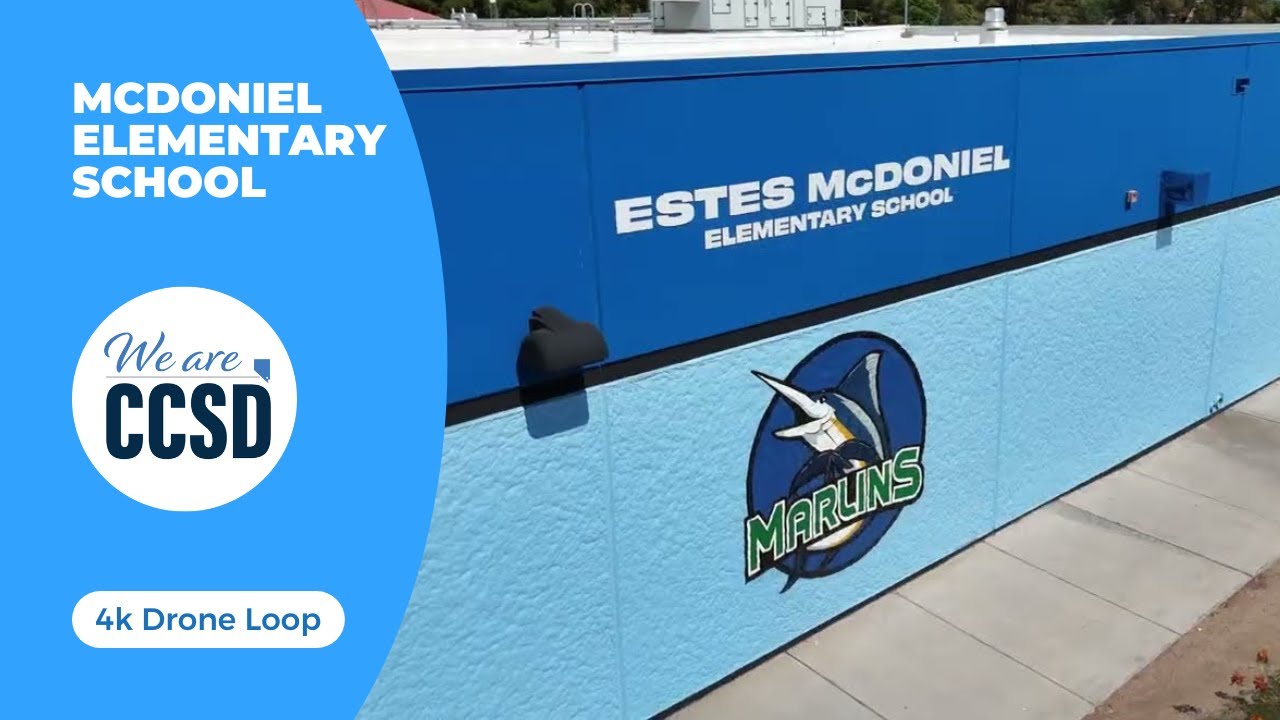 Estes McDoniel Elementary School - 4k Drone Loop