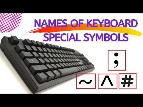 Know Names of Symbols in Your Keyboard | Keyboard Special Characters Names | 2019 | By itvisioner