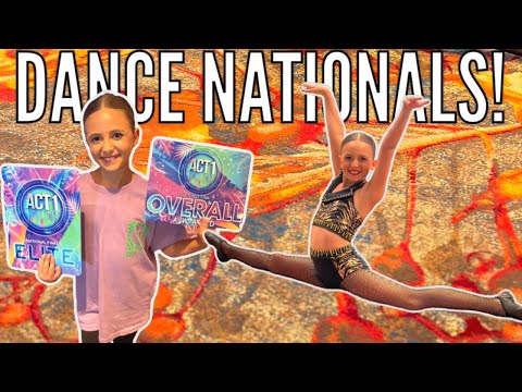 Our First 'Nationals' Dance Competition 2023 | Hallie Leaves Everything Out on Stage!