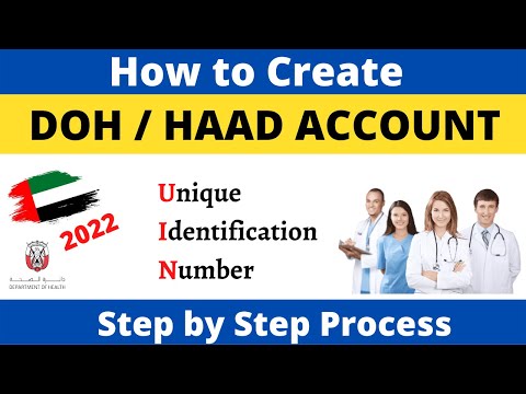 How to Create an Account on DOH/HAAD Website and get UIN Number -#UIN #DOH #HAAD #DOH license
