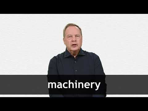 How to pronounce MACHINERY in American English