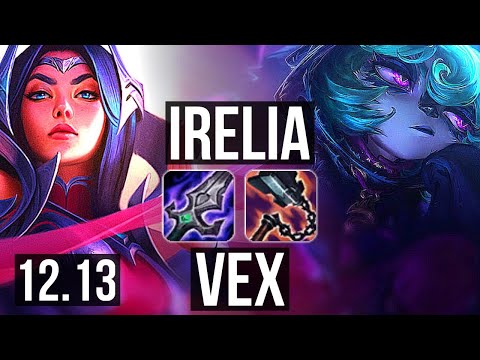 IRELIA vs VEX (MID) | 7/1/3, 700+ games, 1.0M mastery | KR Challenger | 12.13