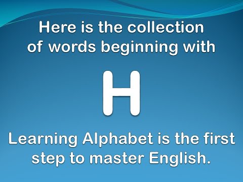 Here is the collection of words beginning with H