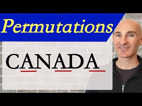 Distinguishable Permutations of Letters in a Word