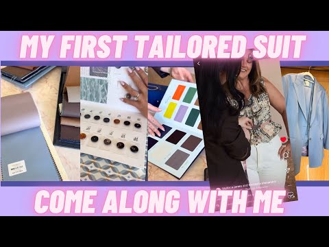 LUXURY TAILORING - CREATING A THREE PIECE SUIT!