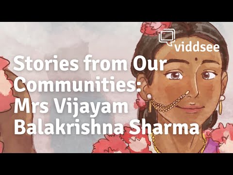Stories from Our Communities: Mrs Vijayam Balakrishna Sharma