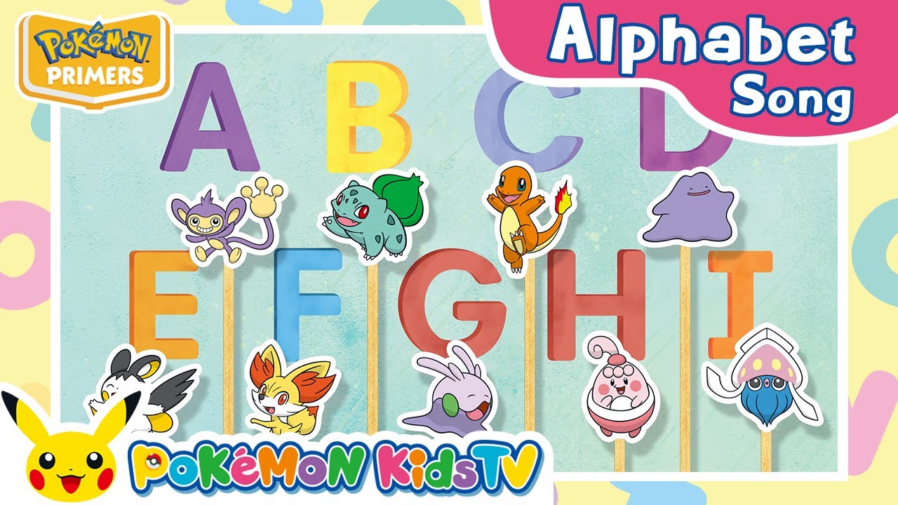 Pokémon Alphabet Song A to I | Pokémon Primers | Original Kids Song | Pokémon Kids TV