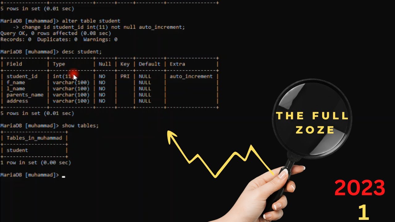 How to create MySQL database using command prompt - Xampp Shell with Cmd