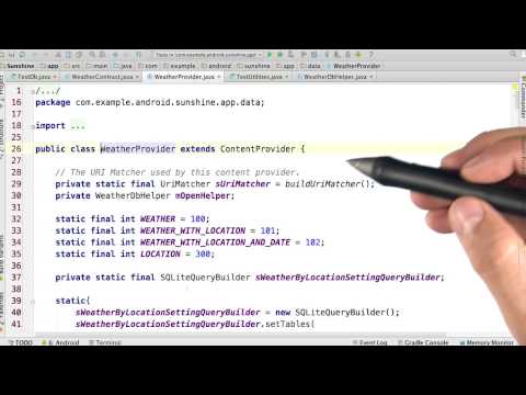 Understand the UriMatcher - Developing Android Apps