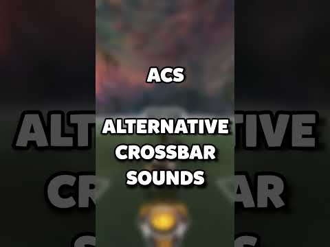 I Changed the Rocket League Crossbar Sound... #rocketleague #funny #mods