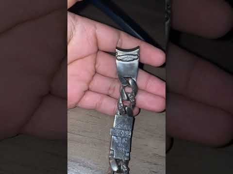 Chrome heart Watch Bracelet 925k cross design heavy $5,000 #chatgpt #fyp #viral #nft