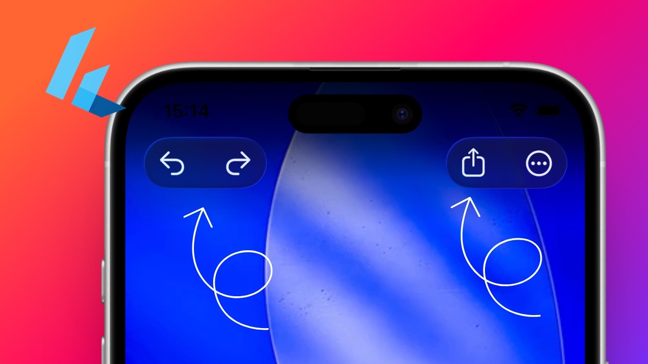 Flutter Liquid Glass iOS 26  Action Buttons` (New)  #flutter #liquidglass