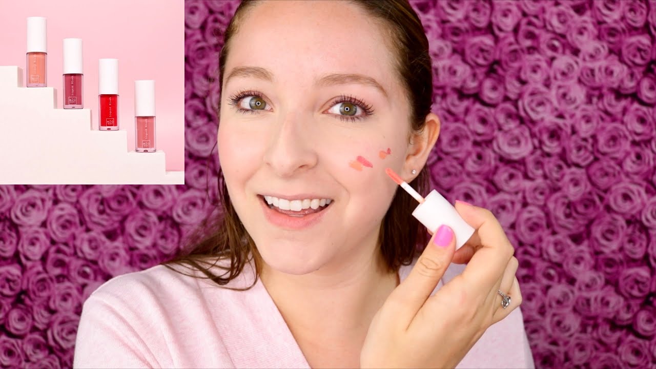 I RECEIVED ALL OF THE NEW M2U NYC HYDRATING LIQUID BLUSHES! SWATCHES, REVIEW  & TUTORIAL