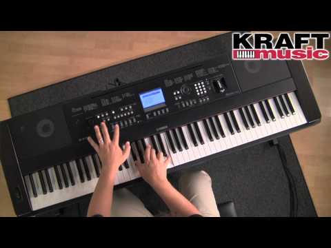 Kraft Music - Yamaha DGX-650 Portable Grand Digital Piano Demo with Dane Madsen