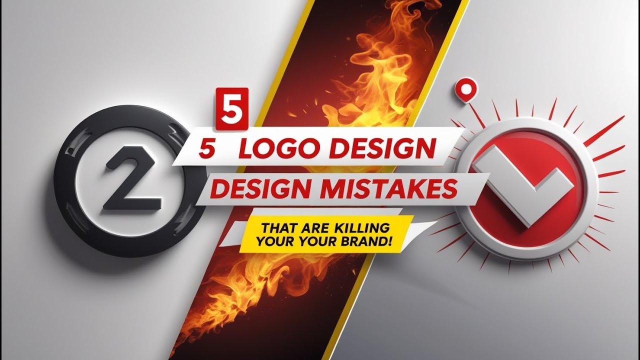 🚫 5 Logo Design Mistakes That Are Killing Your Brand! 😱🔥