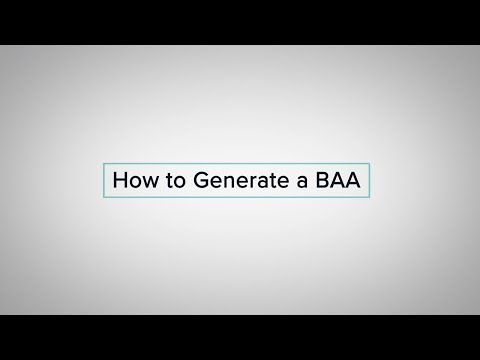 How to Generate a BAA | Doxy.me