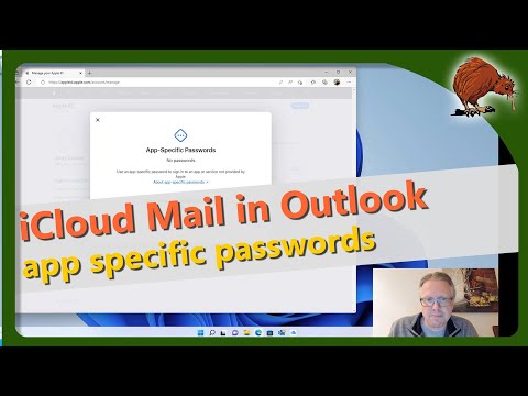Setup iCloud Mail in Outlook with App-specific passwords
