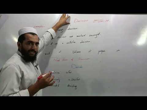 Class (26) decision meaning in urdu | decision meaning| synonyms of decision| English words meaning