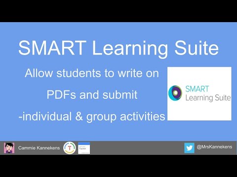 Smart Learning Suite - write on PDFs, add quizzes, games