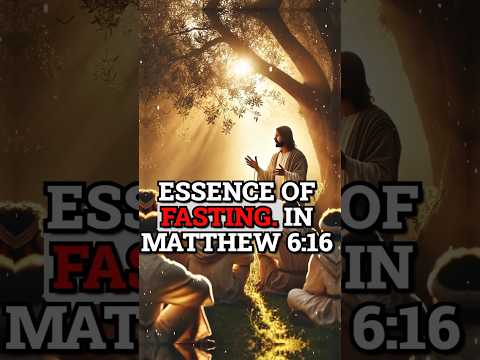 Unlocking the Spiritual Power of Fasting: Lessons from Matthew 6:16-18 and Isaiah 58:6
