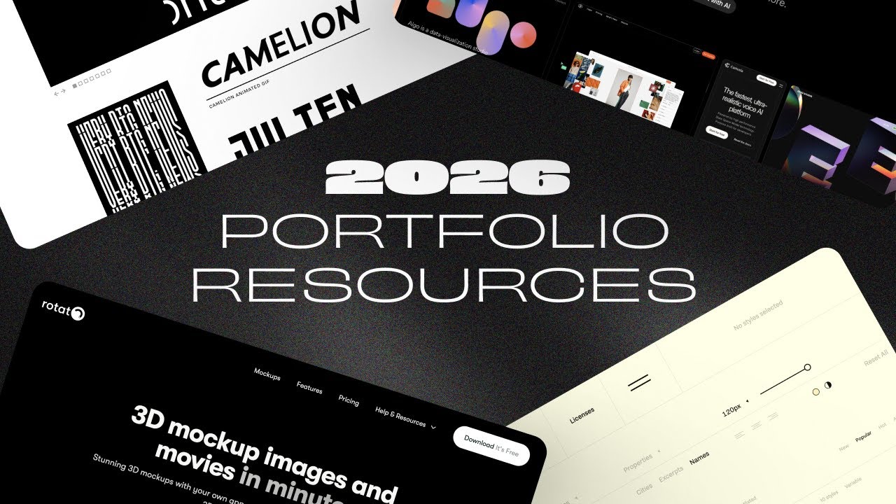 The ONLY Portfolio Design Resources You Actually Need in 2026