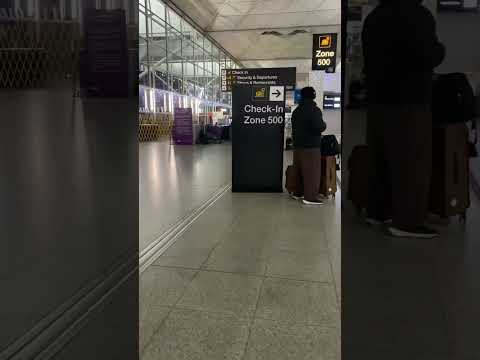 People sleeping on floor airport stansted london 2025 .00:26