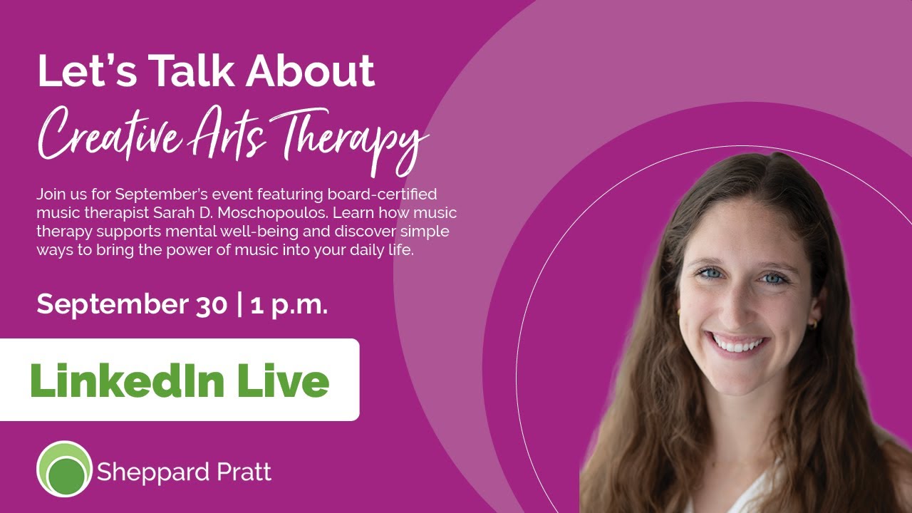 Linkedin Live: Let's Talk about Creative Arts Therapy
