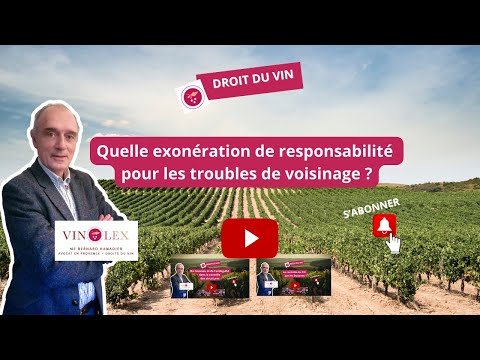 Droit, Vin, Vigne et Vigneron. Quels risques liés aux troubles anormaux du voisinage?