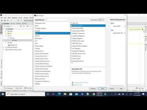 How to generate spring boot project in intelliJ using spring initializer