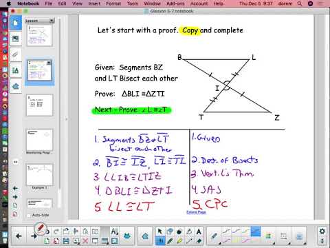 Chapter 5 Lesson 7 CPCTC New!