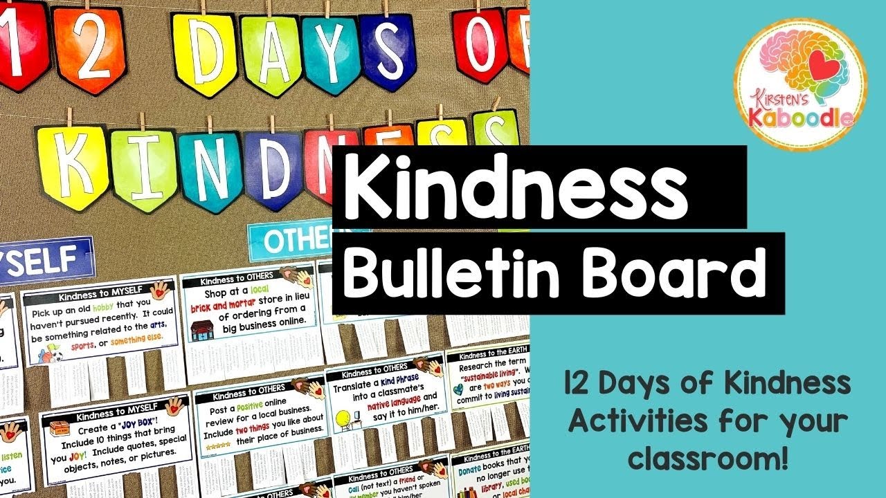 Kindness Challenge Bulletin Board