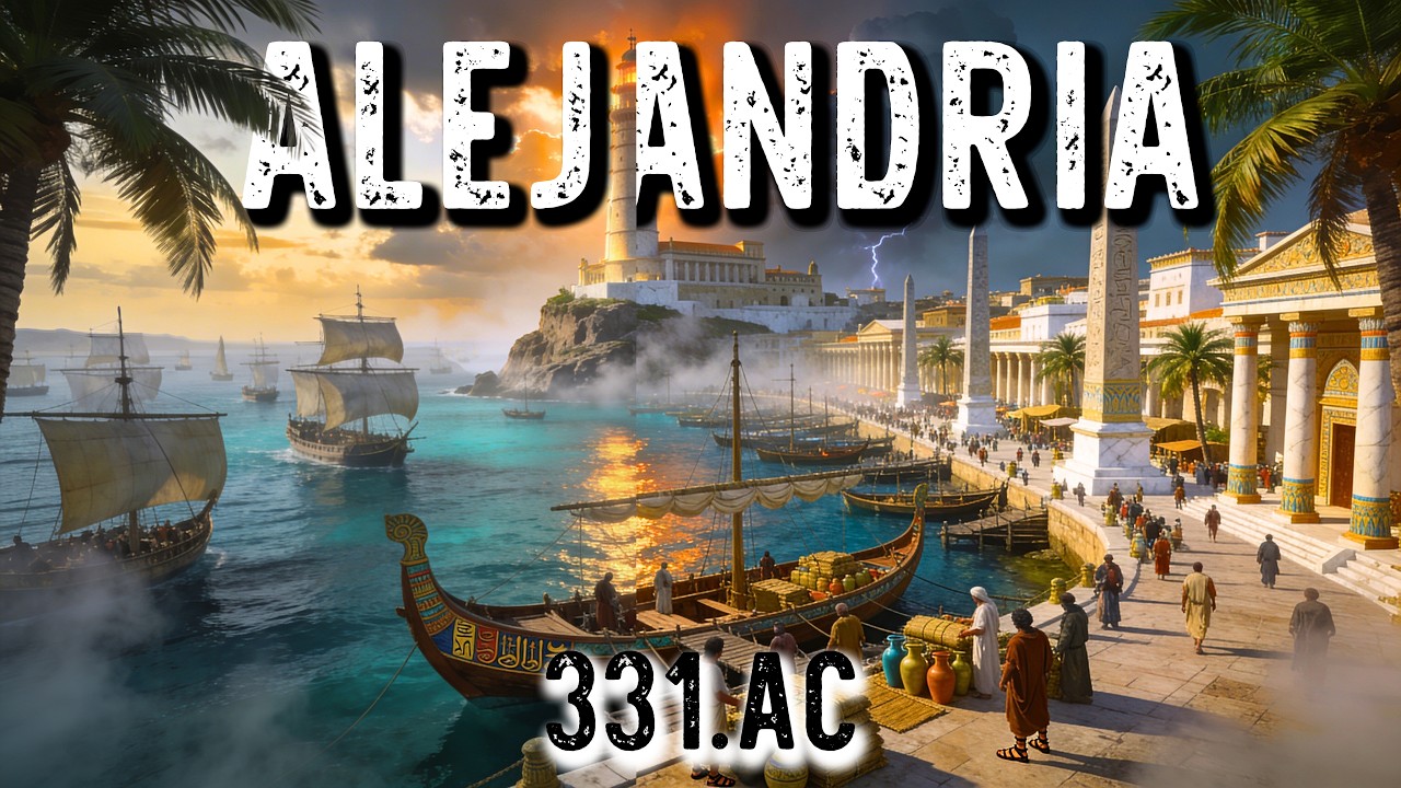 Así era ALEJANDRÍA — La ciudad más avanzada del mundo antiguo