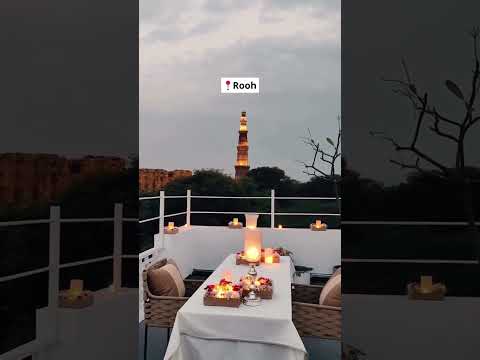 Top 6 Restaurants with Magnificent Views of the Qutub ๐๐ฐ Details in the Comment Box #viral #shorts