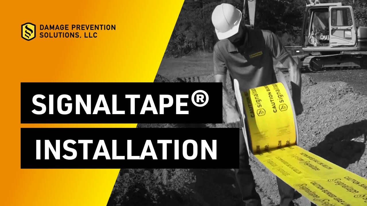 Signaltape® Warning Tape Installation