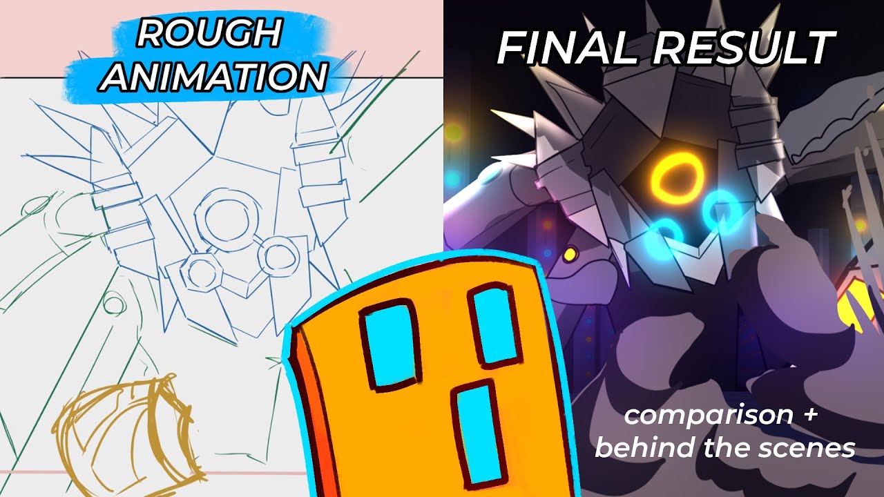 Geometry Dash Official Animation | Comparison and Behind The Scenes