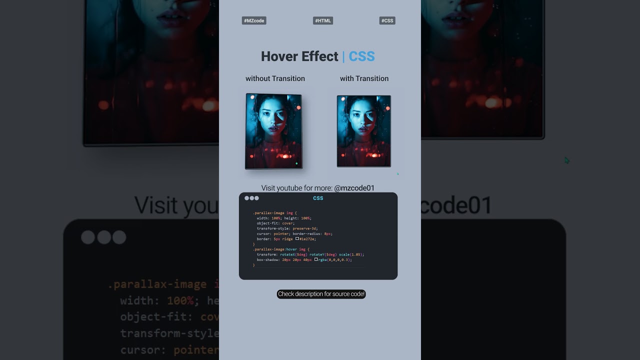 Amazing CSS Hover Effects & Transitions (Easy Tutorial) 🚀 – Stunning Web Animations! #csshovereffect