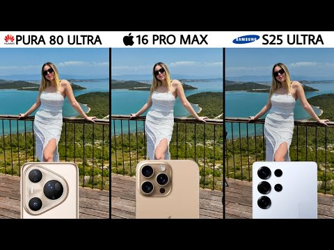 Huawei Pura 80 Ultra vs iPhone 16 Pro Max vs Samsung S25 Ultra Camera Test Comparison